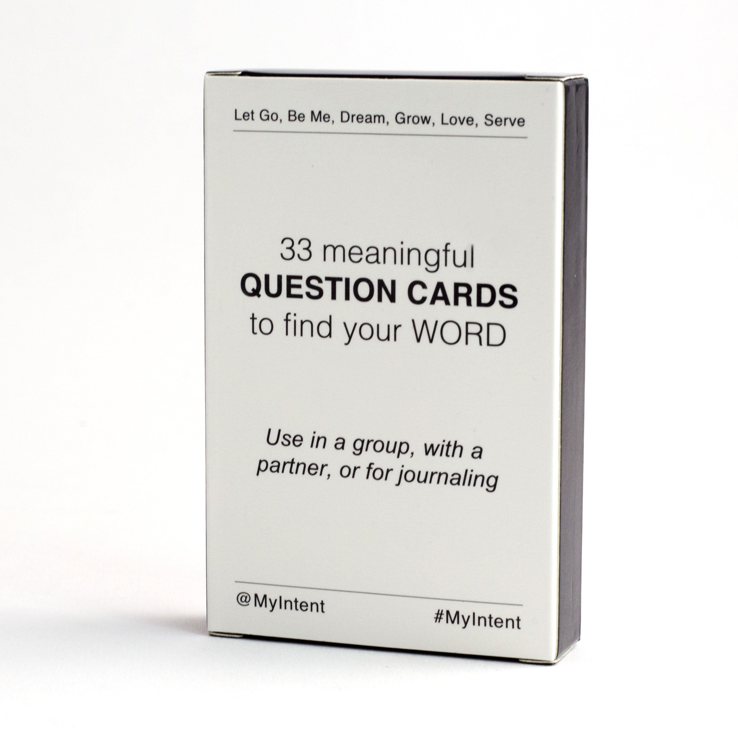 Question Cards – MyIntent Project